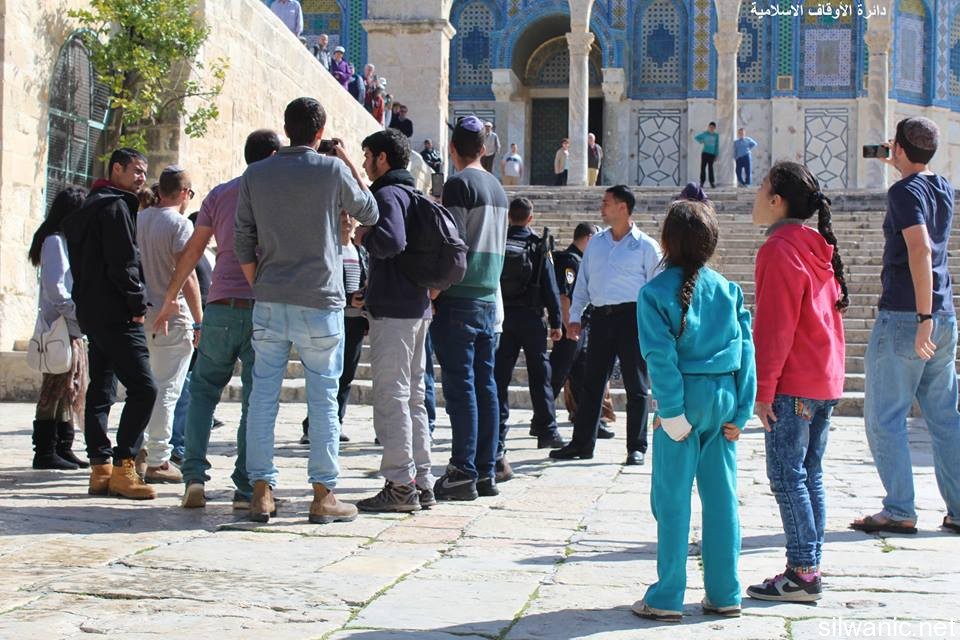 Isolating 3 girls and one woman from Al-Aqsa Mosque